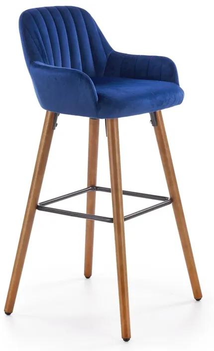 ImportWorld Barová Židle G-93, tmavě modrá