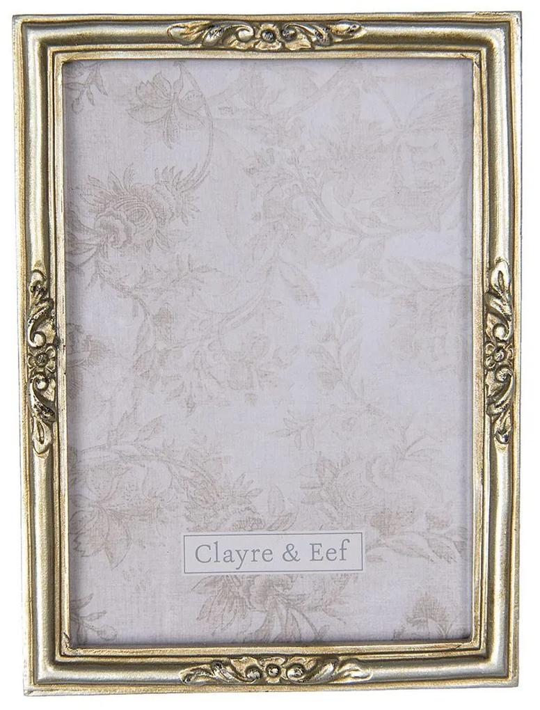 Rámeček na fotku zdobený vintage patina Clayre & Eef