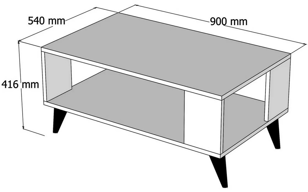 Konferenční stolek City Oak
