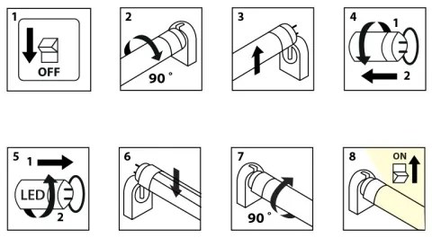LED trubice zářivka McLED GLASS LEDTUBE 150cm 23W (58W) T8 G13 neutrální bílá ML-331.008.89.0