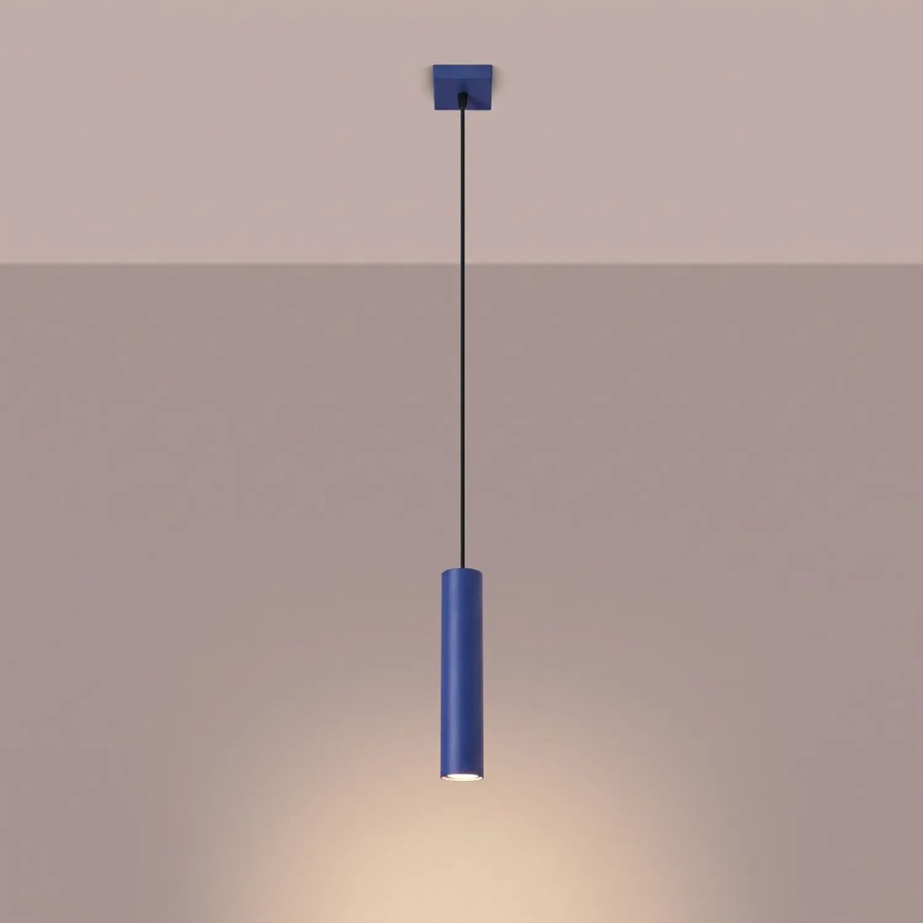 Sollux Lighting Závěsné svítidlo LAGOS 1 ultramarín