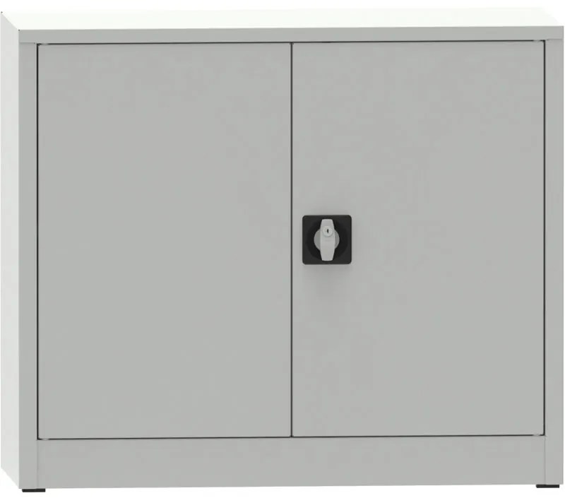 Dílenská policová skříň na nářadí KOVONA JUMBO, 1 police, svařovaná, 800 x 950 x 500 mm, šedá / modrá