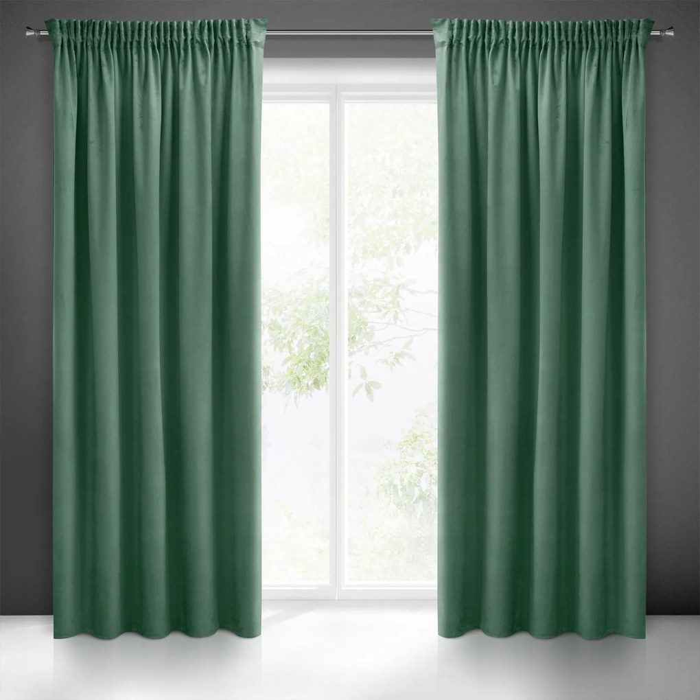 ZATEMŇOVACÍ ZÁVĚS NA PÁSCE PIERRE CARDIN SIBEL 140X270 CM TMAVOMÁTOVÁ