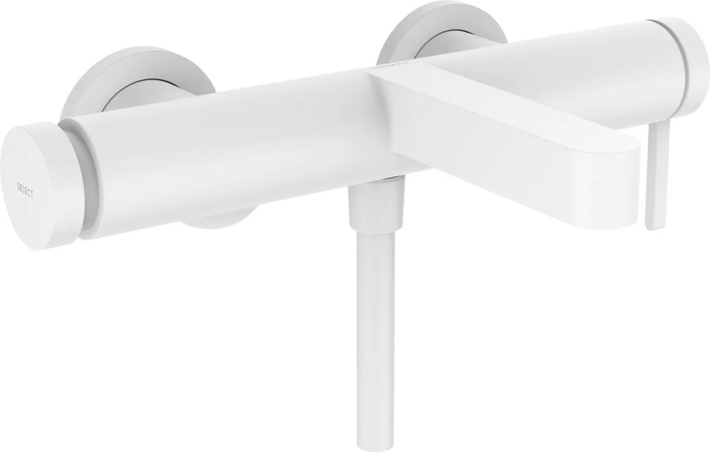 Hansgrohe Finoris, nástěnná vanová baterie, bílá matná, 76420700