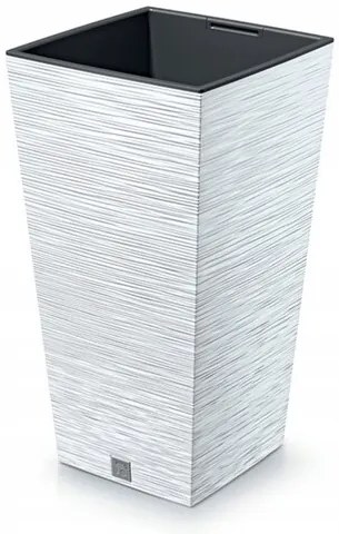 Květináč FURU SQUARE 29,5 cm, bílá, 29,5 cm