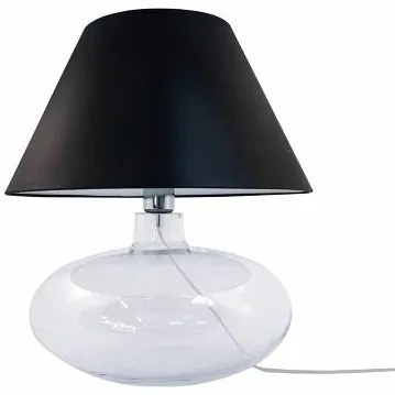 Zuma Line Stolní lampa ADANA TRANSPARENT ⌀ 40 cm, v. 44 cm Barva: Černo/zlatá