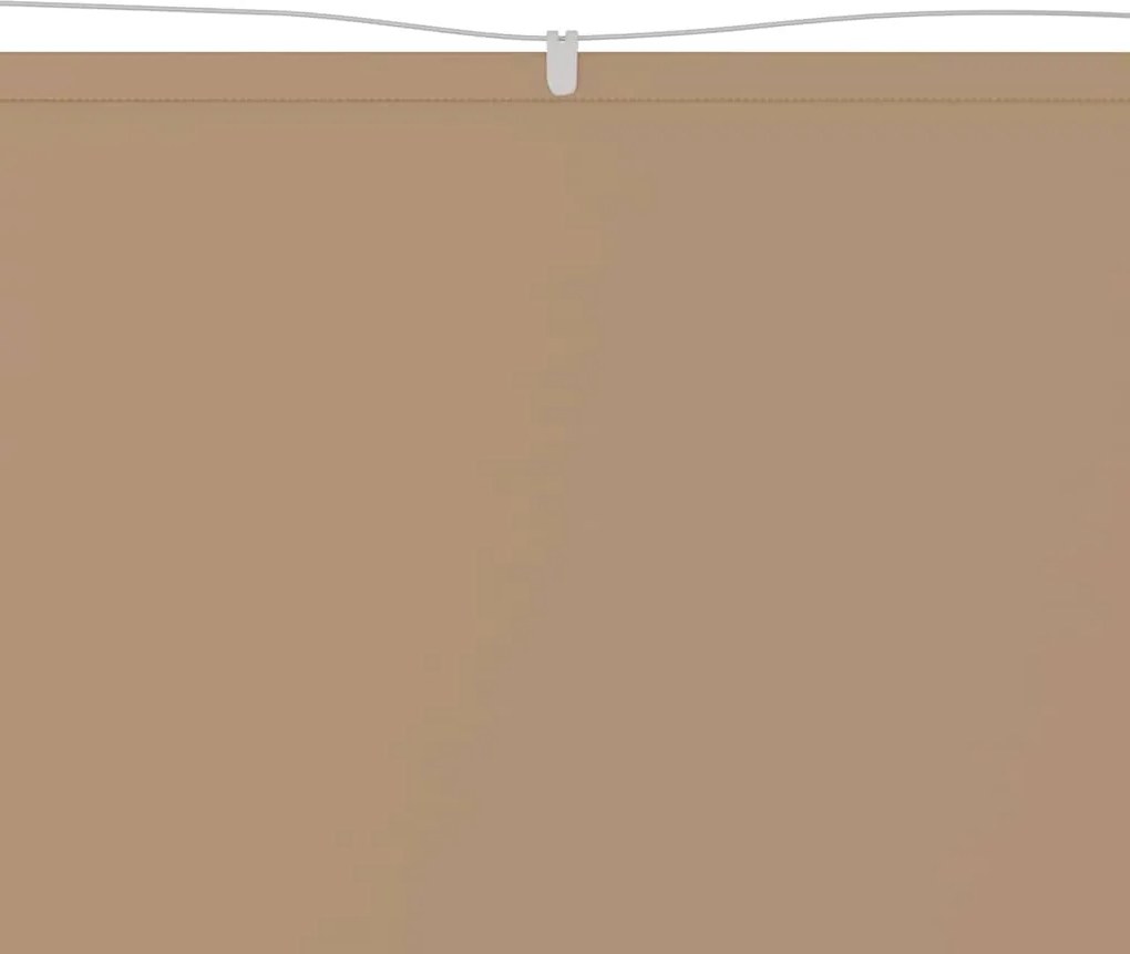 Vertikální markýza taupe 140 x 800 cm oxfordská látka 148413