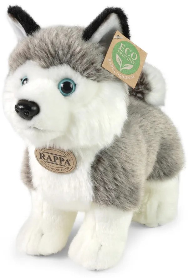 Rappa Plyšový pes husky stojící 23 cm ECO-FRIENDLY