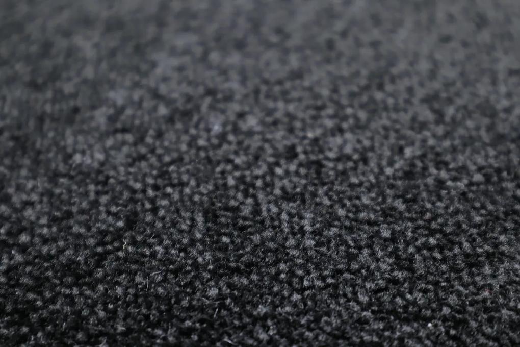 Lano - koberce a trávy Neušpinitelný kusový koberec Nano Smart 800 černý - 200x290 cm