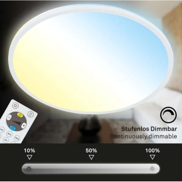 Briloner 7079-016 - LED Stmívatelné svítidlo SLIM LED/18W/230V 2700-6500K + DO