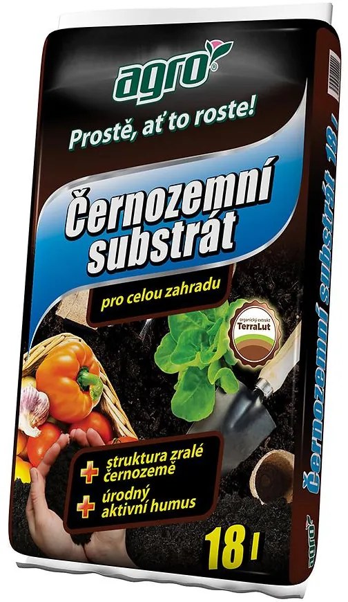Agro černozemní substrát pro celou zahradu 18 l