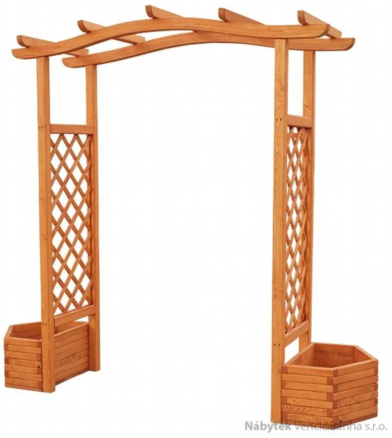 Dřevěná zahradní pergola, zahradní dekorace Pergola 3 jandr