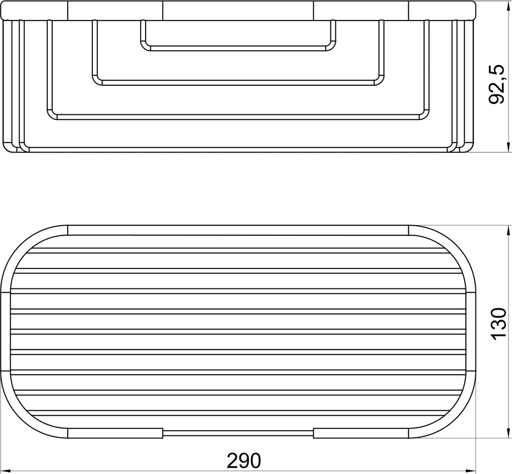 Novaservis - Police velká hluboká Drátěný program chrom, 6085,0