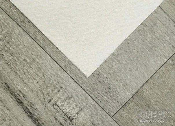 Breno PVC TOPTEX Tasmanian Oak 096L – světle šedé dřevo, šíře 400 cm