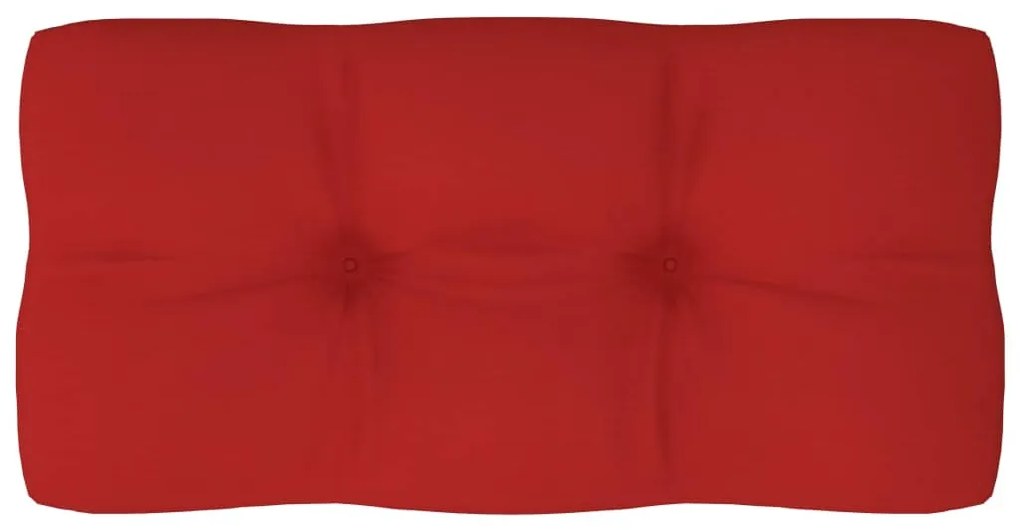 314468 vidaXL Poduška na pohovku z palet červená 80 x 40 x 12 cm