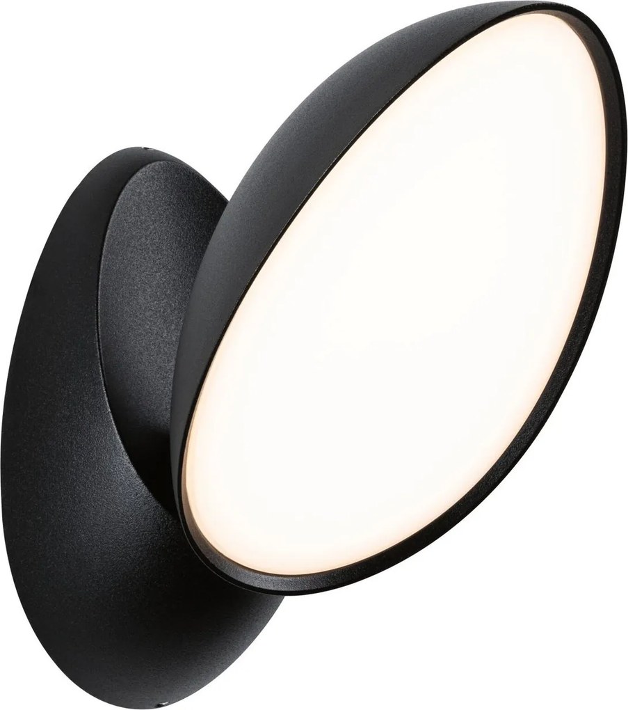 P 94767 LED venkovní nástěnné svítidlo Batona IP44 137x110mm 3000K 12W 230V antracit hliník - PAULMANN