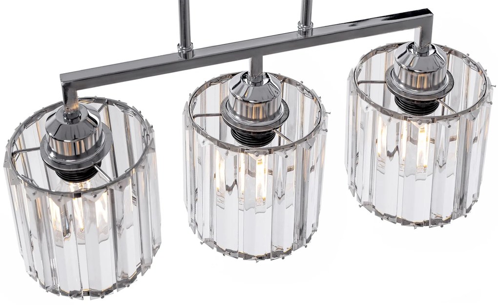 Toolight - Stropní svítidlo GLAMOUR 3xE27 392228, chromová, OSW-09685