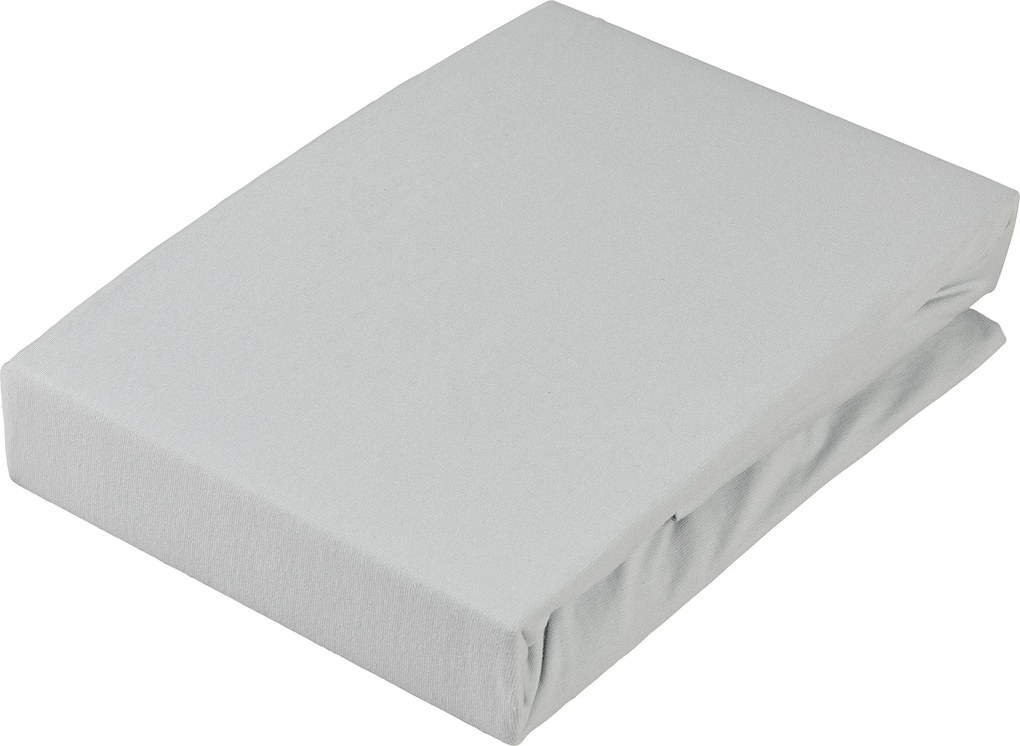 XXXLutz PROSTĚRADLO NA VRCHNÍ MATRACI, žerzej, barvy stříbra, 140/220 cm Novel - Prostěradla - 004550010504