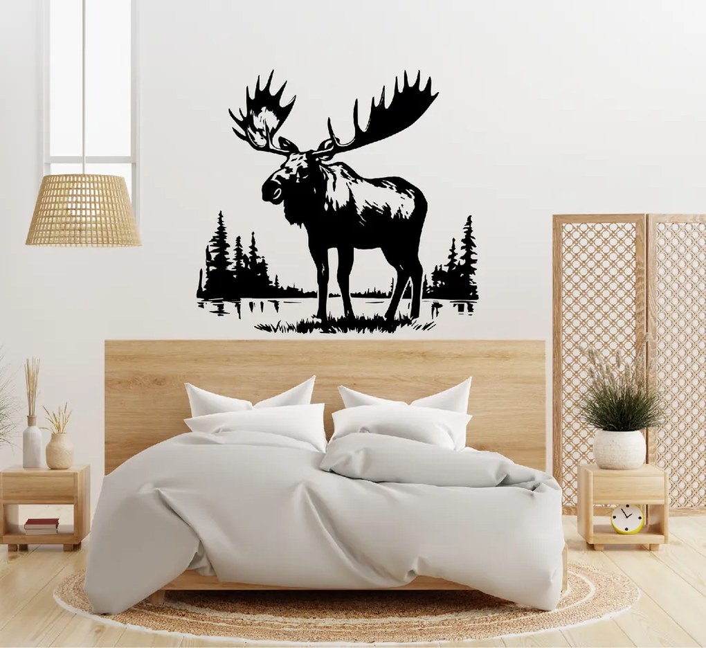 PIPPER. Textilní samolepka na zeď "Los"