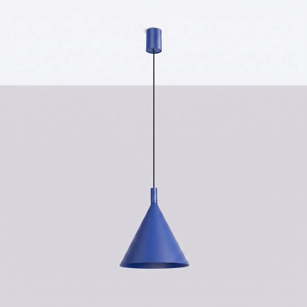 Sollux Lighting Závěsné svítidlo NOX 25 ultramarín