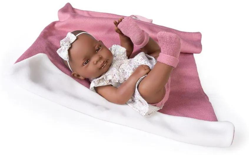 Antonio Juan Mulata 50288 - realistická panenka miminko s celovinylovým tělem - 42 cm