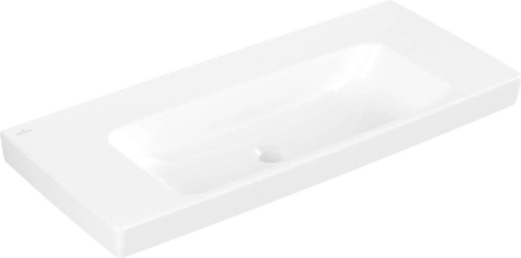 Villeroy & Boch Architectura - Umyvadlo 100x45 cm, bez přepadu, bez otvoru pro baterii, alpská bílá 4A87A301