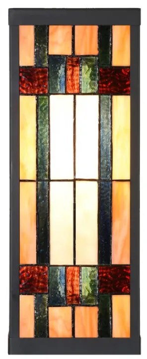 Nástěnné světlo Tiffany v art deco stylu Vandenberg – 14x16x40 cm