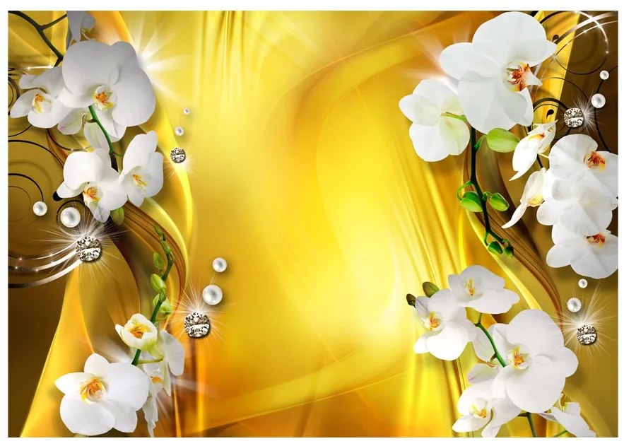 Fototapeta - Orchid in Gold