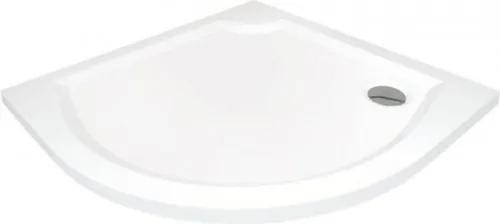 GELCO VIVA100 sprchová vanička z litého mramoru, čtvrtkruh 100x100x4cm, R550 (GV551)