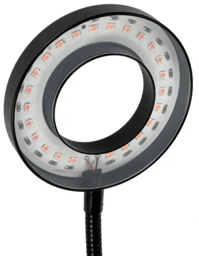 LED Stm flex. stolní lampa s klipem pro pěst. rostlin VITARO 2xLED/4W/230V černá