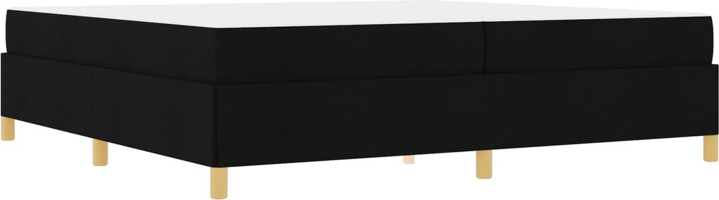 Rám postele Černá 200 x 200 cm textil 3398964