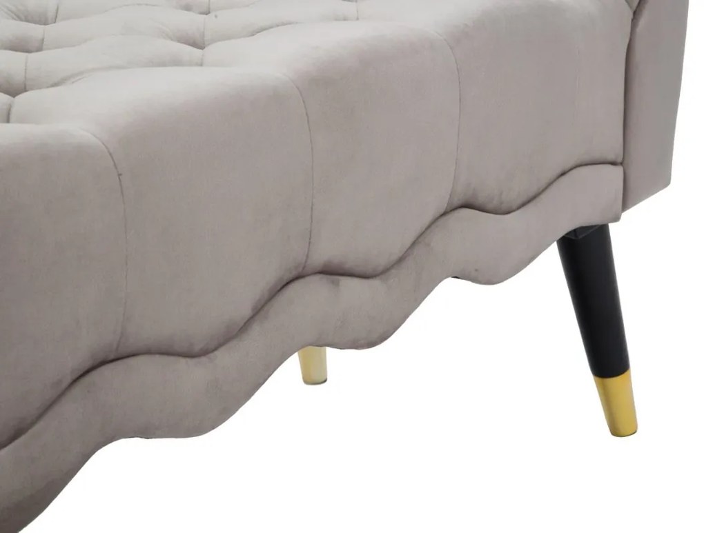Designová lavice Dandelion 120 cm šedá