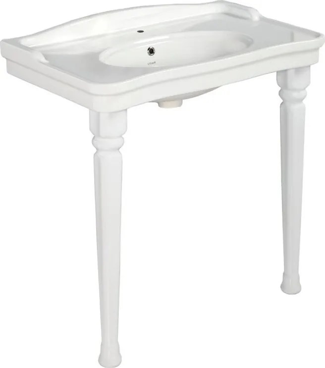 SAPHO ANTIK keramické retro umyvadlo 80x50cm, bílá AN080