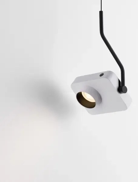 LED stmívatelný bílý moderní lustr Kedros