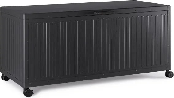 BIZZOTTO Zahradní úložný box OCEAN černý 165x72 cm 0663576