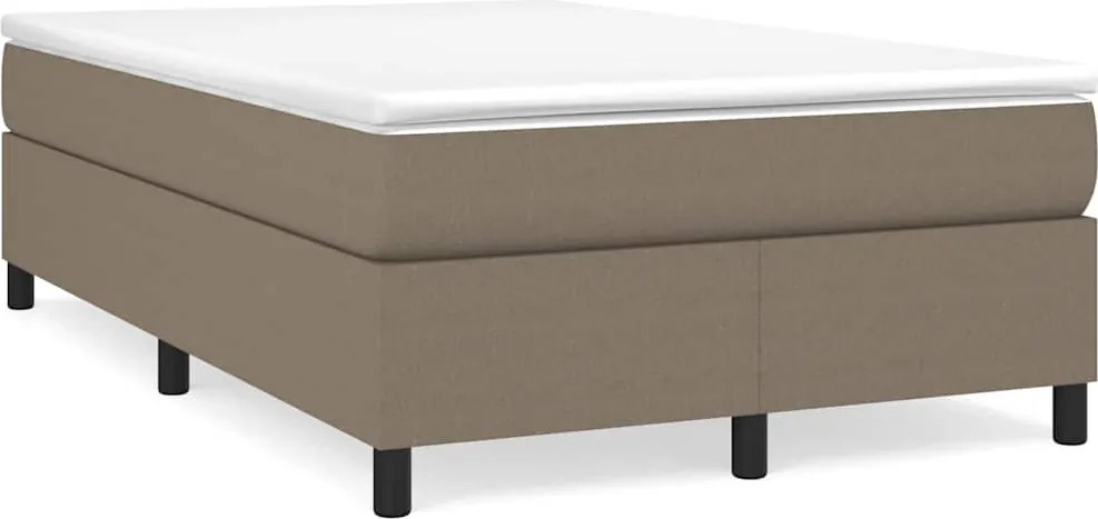 Rám postele s boxspringem taupe 120 x 200 cm textil 3120850