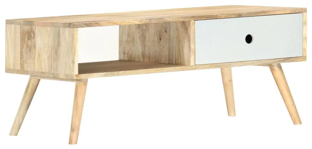 Konferenční stolek Stoneburg -  90 x 50 x 40 cm | masivní mangovník