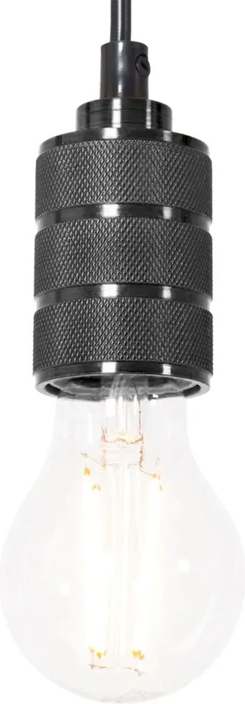 Toolight Toolight, závěsná stropní lampa 1xE27 APP342-1CP, černá, OSW-08409