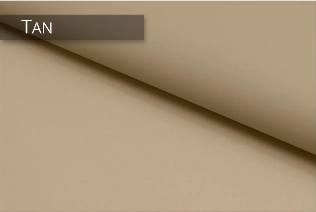 Dekodum Zatemňovací roleta v hnědé kazetě, barva látky Tan Šířka (cm): 86, Výška (cm): Balkonová (do 200 cm), Strana mechanismu: Práva