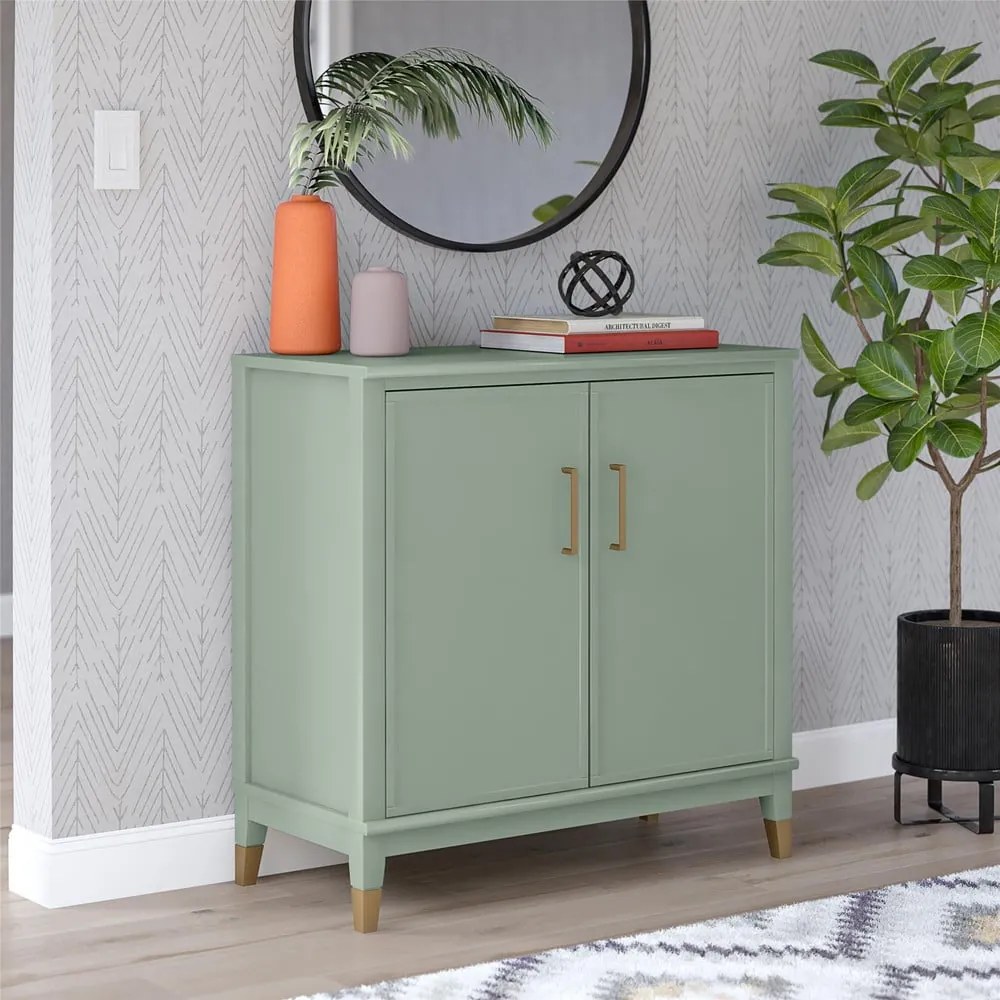 Zelená skříňka 86x85x41 cm Westerleigh – Støraa