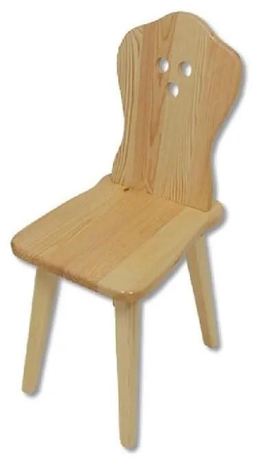 Casarredo TK-110 židle z borovicového dřeva, moření olše