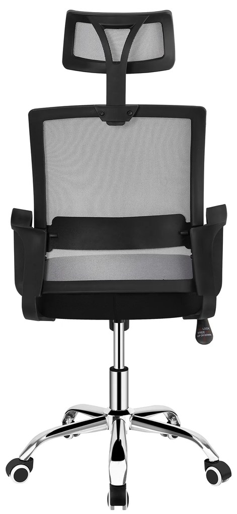 Ergonomická kancelářská židle TIVON - šedá síťovina