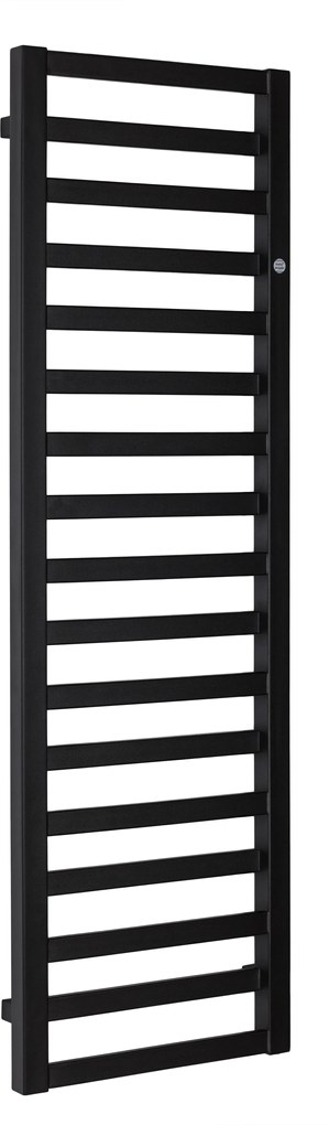 Hopa Poppy koupelnový radiátor 500 x 1310 mm spodní připojení barva černá RADPPY501331