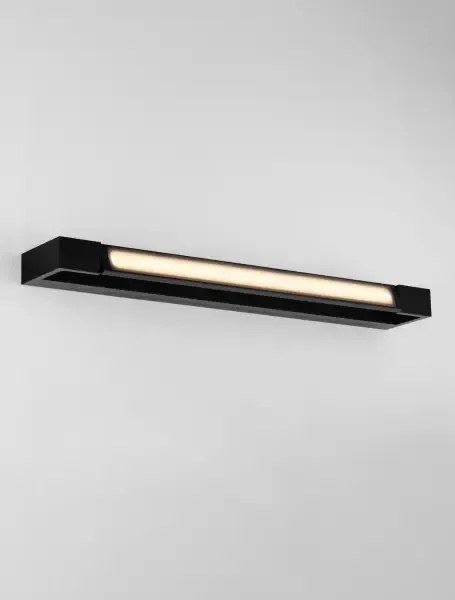 LED černá svítilna na zeď Arga 17W