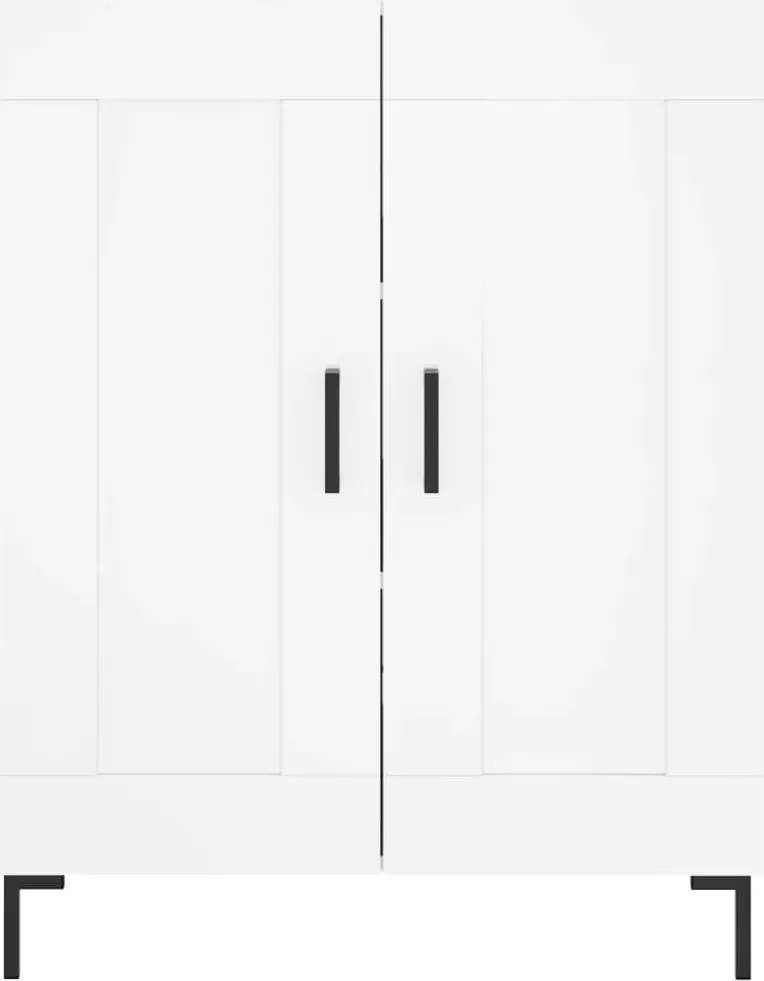 vidaXL Skříň highboard 69,5 x 34 x 180 cm kompozitní dřevo [3195789] Barva: Betonová šedá