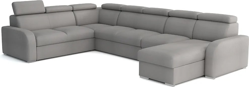 Sedací souprava OSLO U | 250x380x170 | rozkládací + 3x úložný prostor | VÝBĚR TKANIN