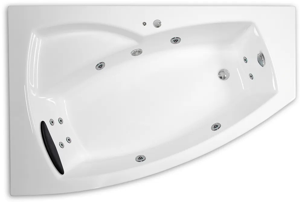 Arttec Thaleila Surf 160 x 105 cm vana hydromasážní akrylátová levá PAN04404