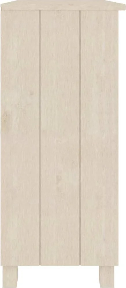 Příborník HAMAR medově hnědý 85 x 35 x 80 cm masivní borovice 340500