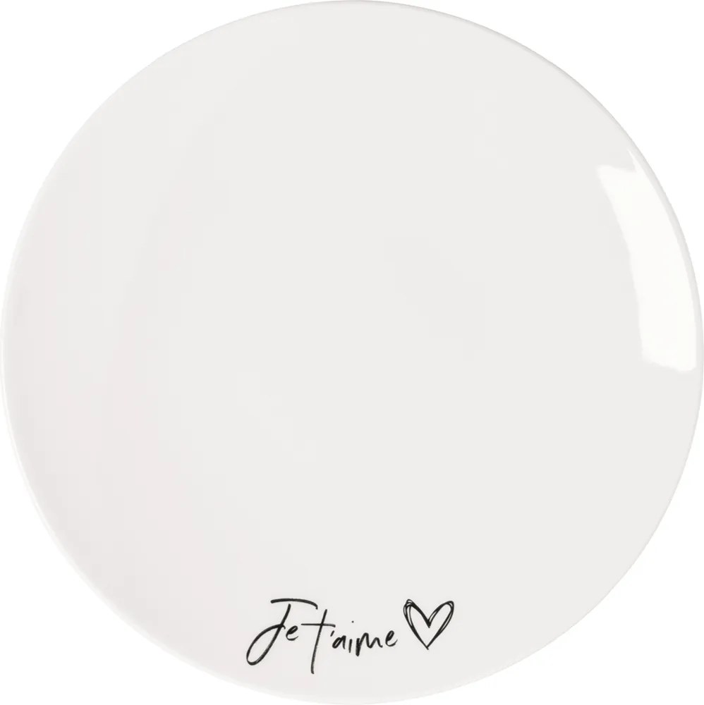 Villeroy&Boch Villeroy & Boch Statement snídaňový talíř Je t'aime, 21,2 cm