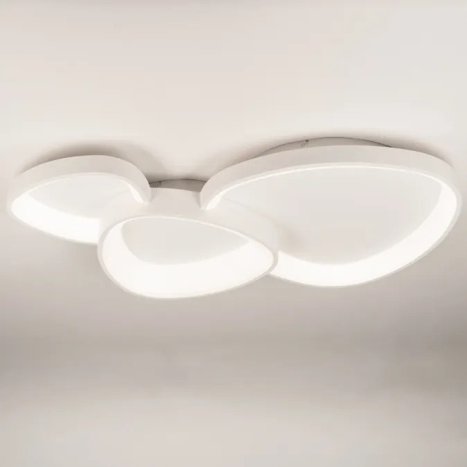 Stropní designové LED svítidlo Organic White 90